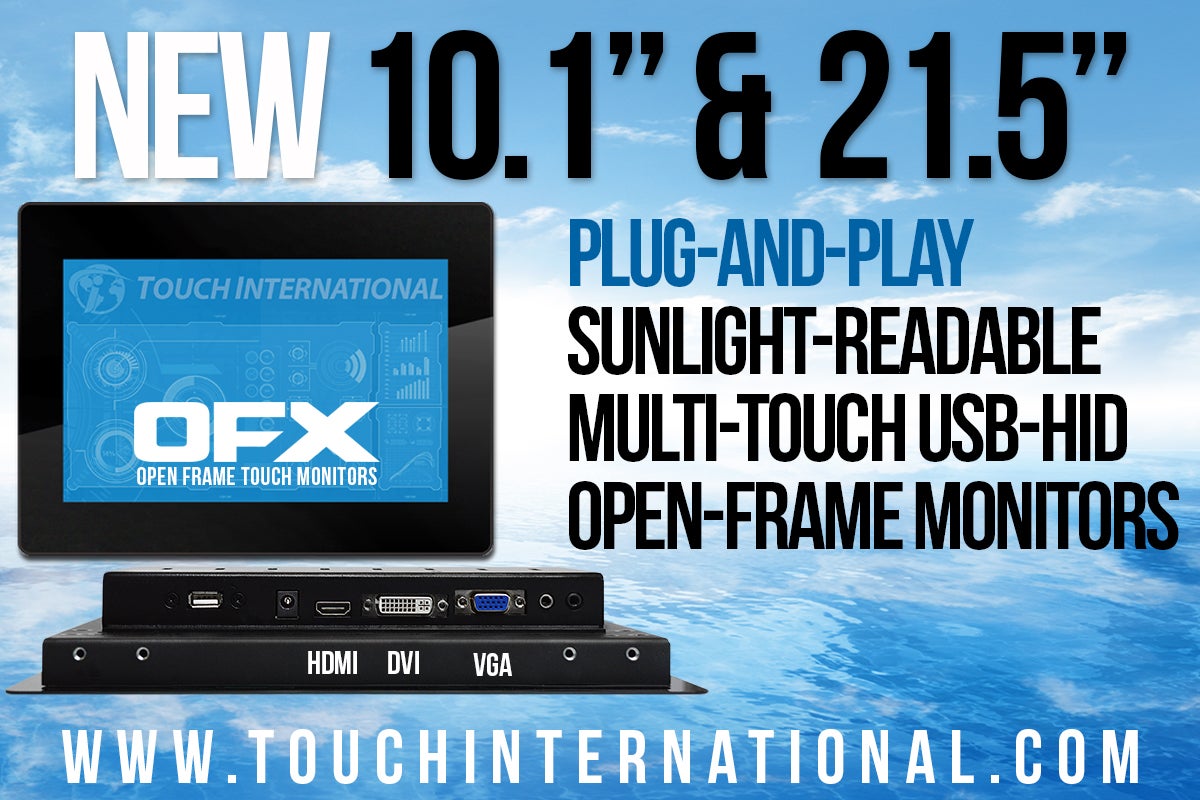 Touch International Introduces New Sunlight-Readable Touch Monitors ...