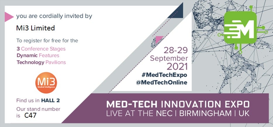 Med-Tech Innovation Expo Live at the NEC, Birmingham, UK - Medical ...
